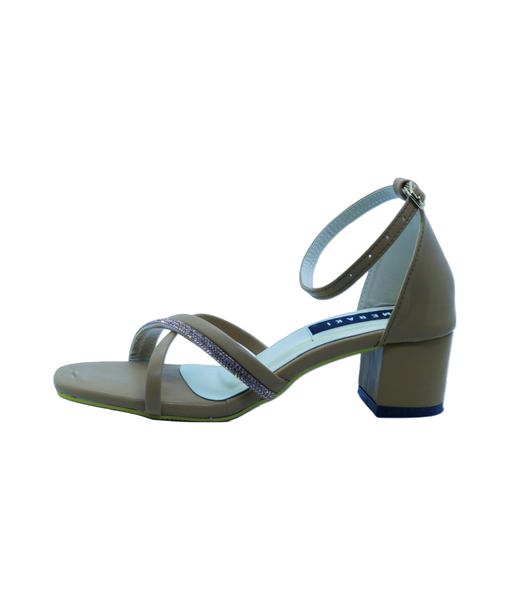 Amber Mustard Semi Heel for women – Meraki
